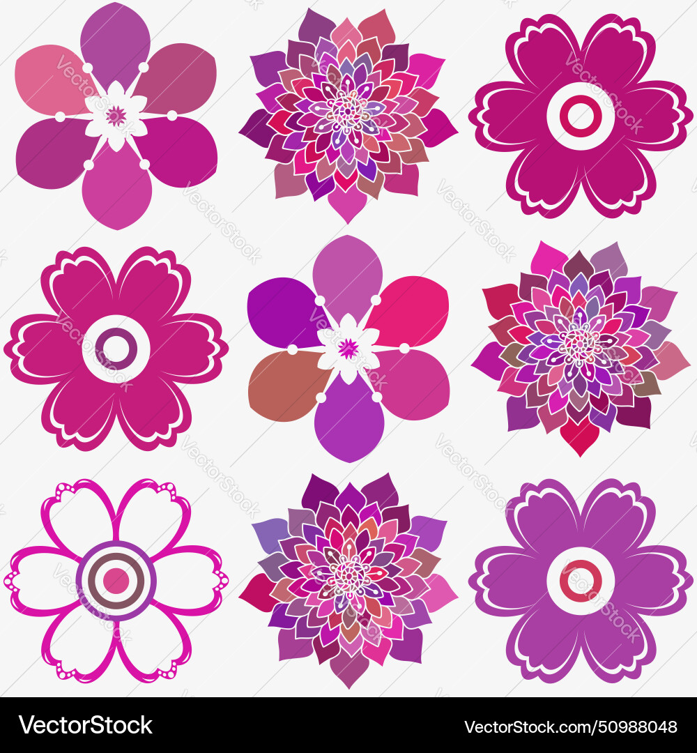 Hand drawn seamless white pattern with colorful Vector Image