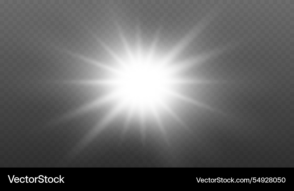 Glow light effect Royalty Free Vector Image - VectorStock