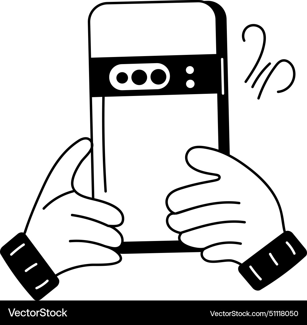 Handset Royalty Free Vector Image - VectorStock