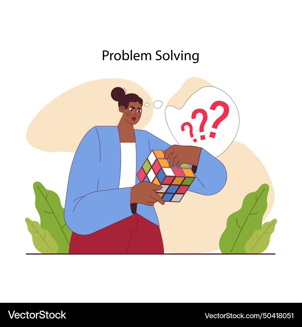 Cognitive skill human function ability Royalty Free Vector