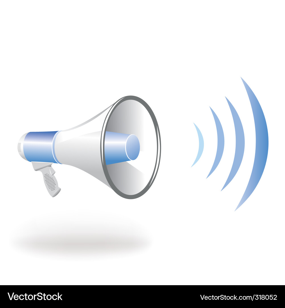 Loudspeaker Royalty Free Vector Image - VectorStock