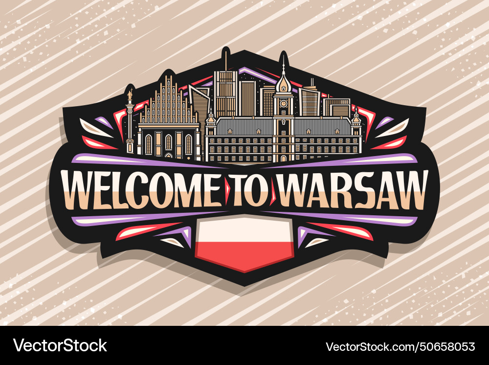 Logo for warsaw (50658053) – Royalty-Free Vector | VectorStock