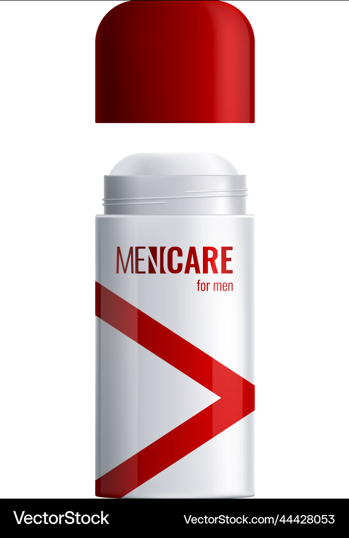 Realistic men deodorant Royalty Free Vector Image