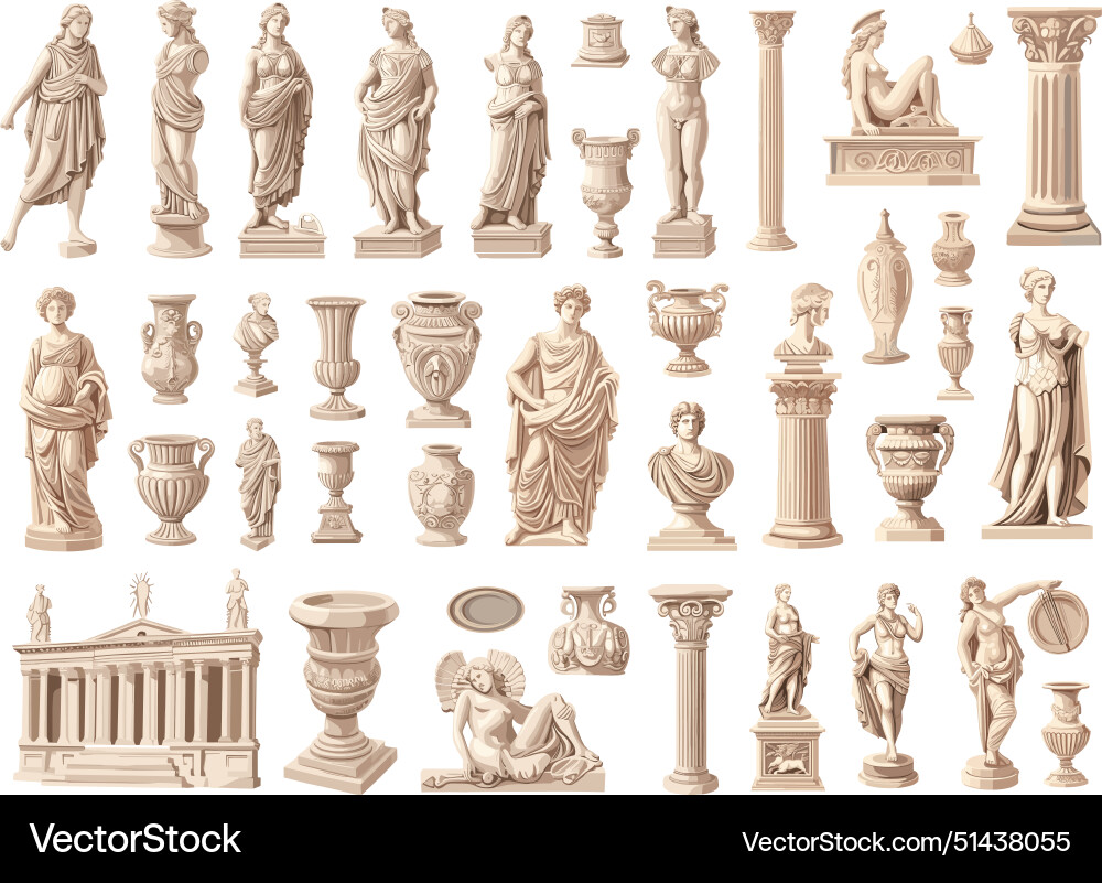 Drawing Marble Statue Vector Images (over 680)