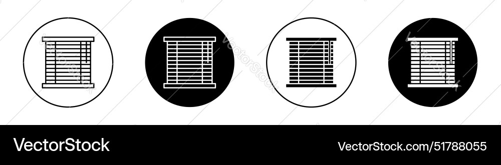 Blinds icon Royalty Free Vector Image - VectorStock