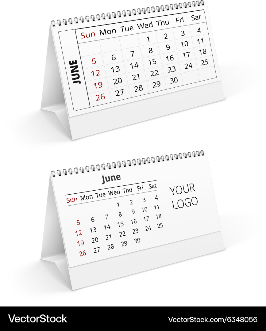 Calendar Royalty Free Vector Image - VectorStock