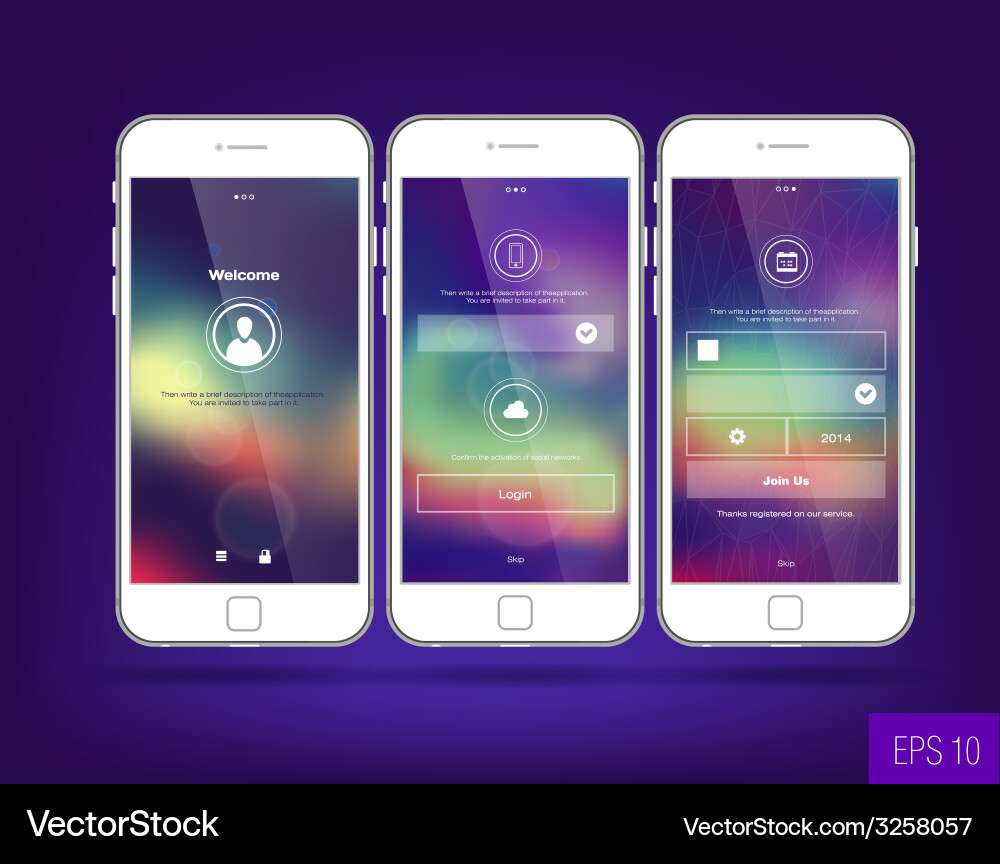 Interface wallpaper design Royalty Free Vector Image