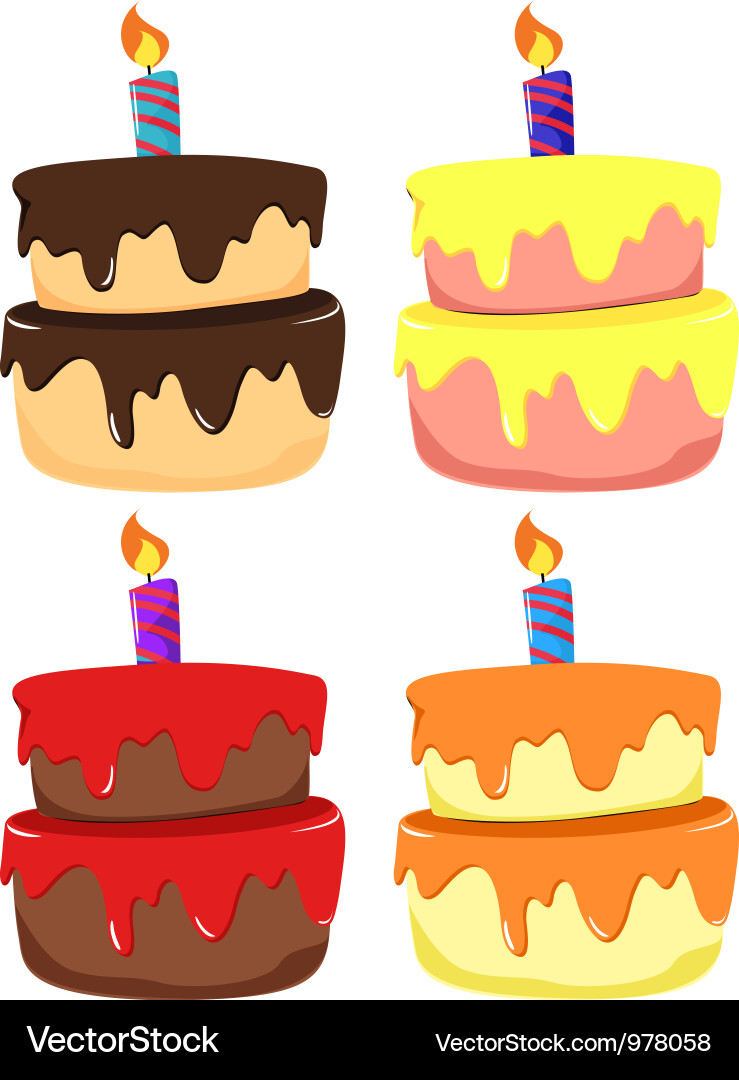 Cakes Royalty Free Vector Image - VectorStock
