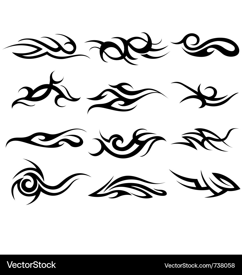 Tribal element design Royalty Free Vector Image