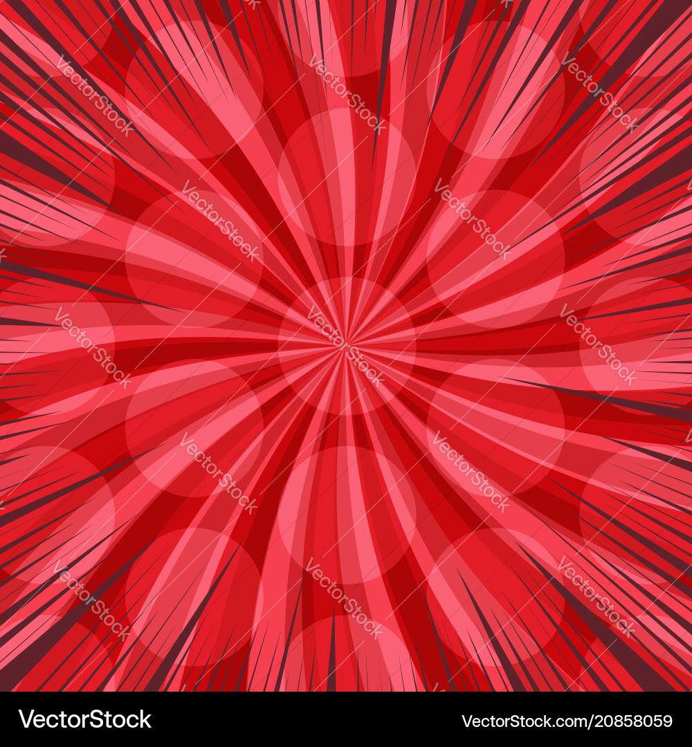 Comic book red bright template Royalty Free Vector Image