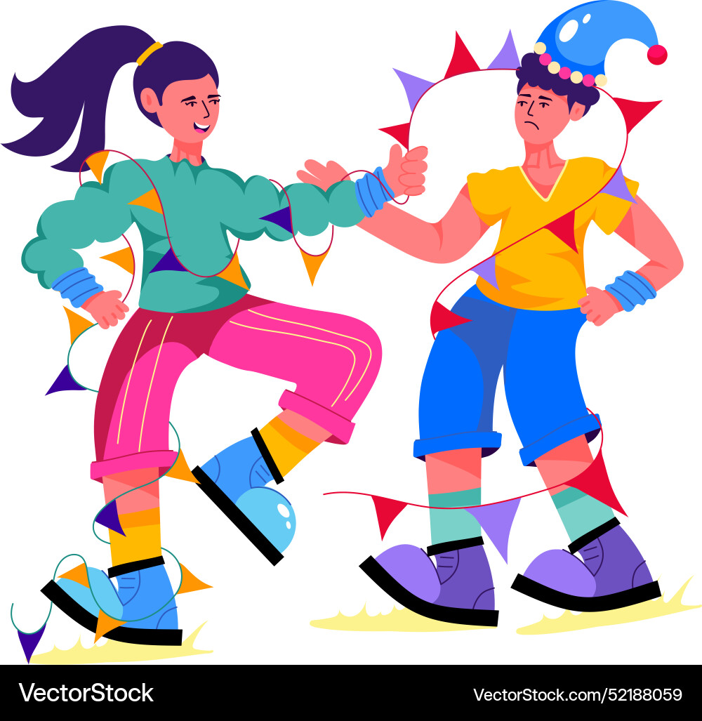 Dancing Royalty Free Vector Image - VectorStock