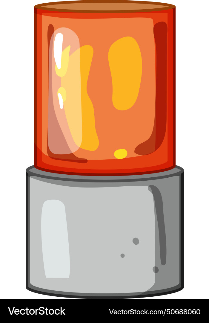 Emergency siren cartoon Royalty Free Vector Image