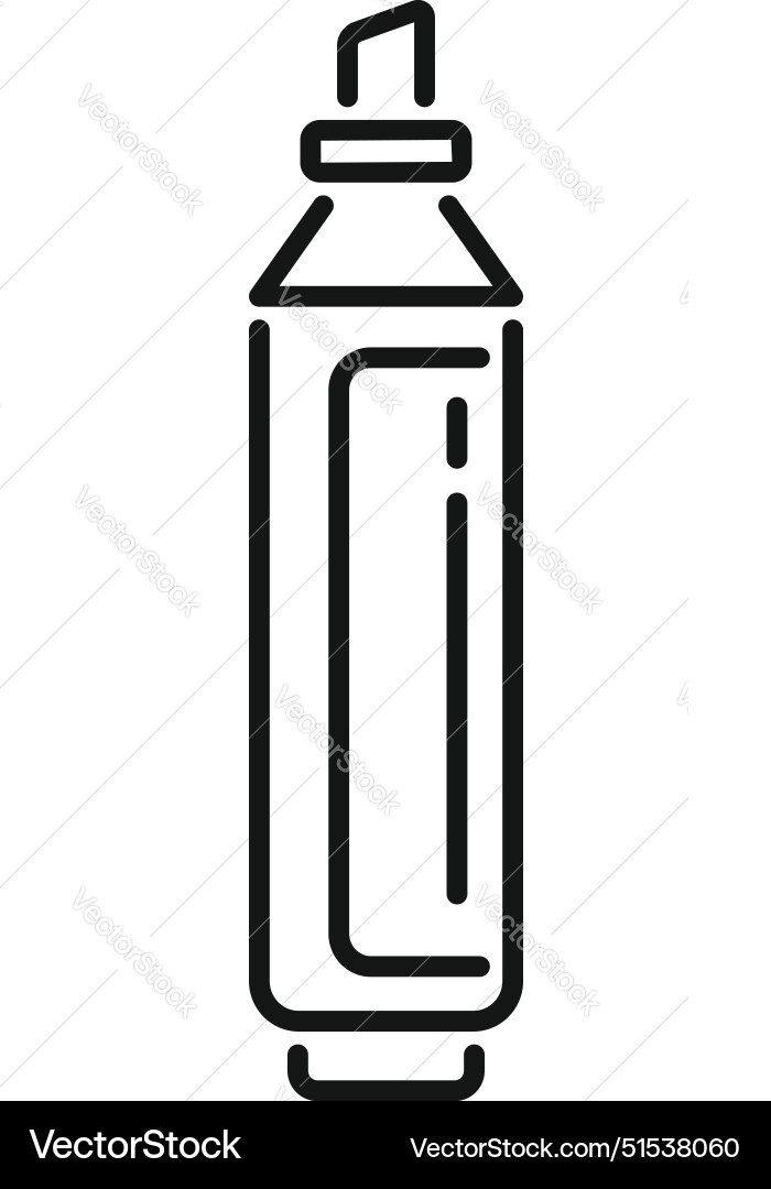 Linear art of a marker pen Royalty Free Vector Image