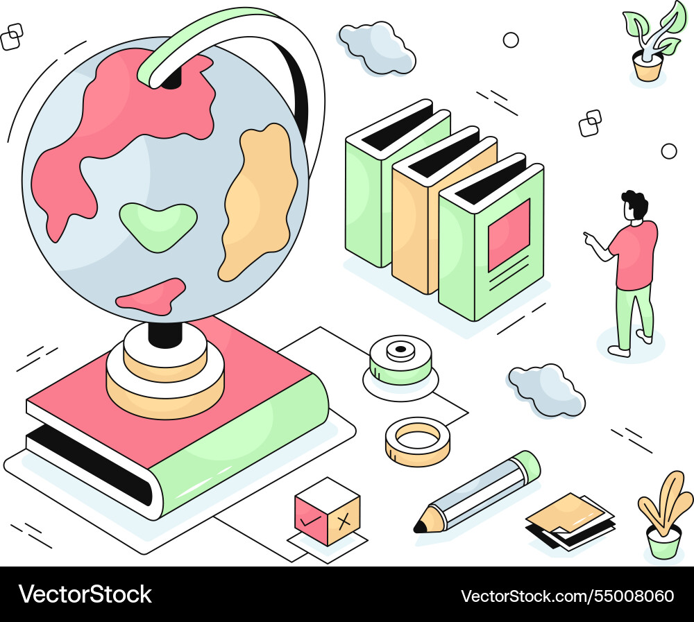 Online tutor Royalty Free Vector Image - VectorStock