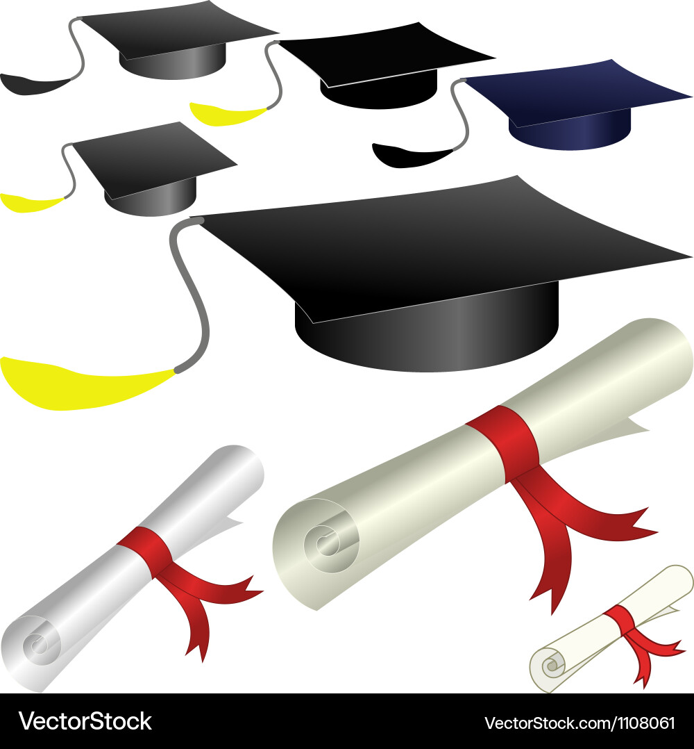 Graduation Celebration Royalty Free Vector Image