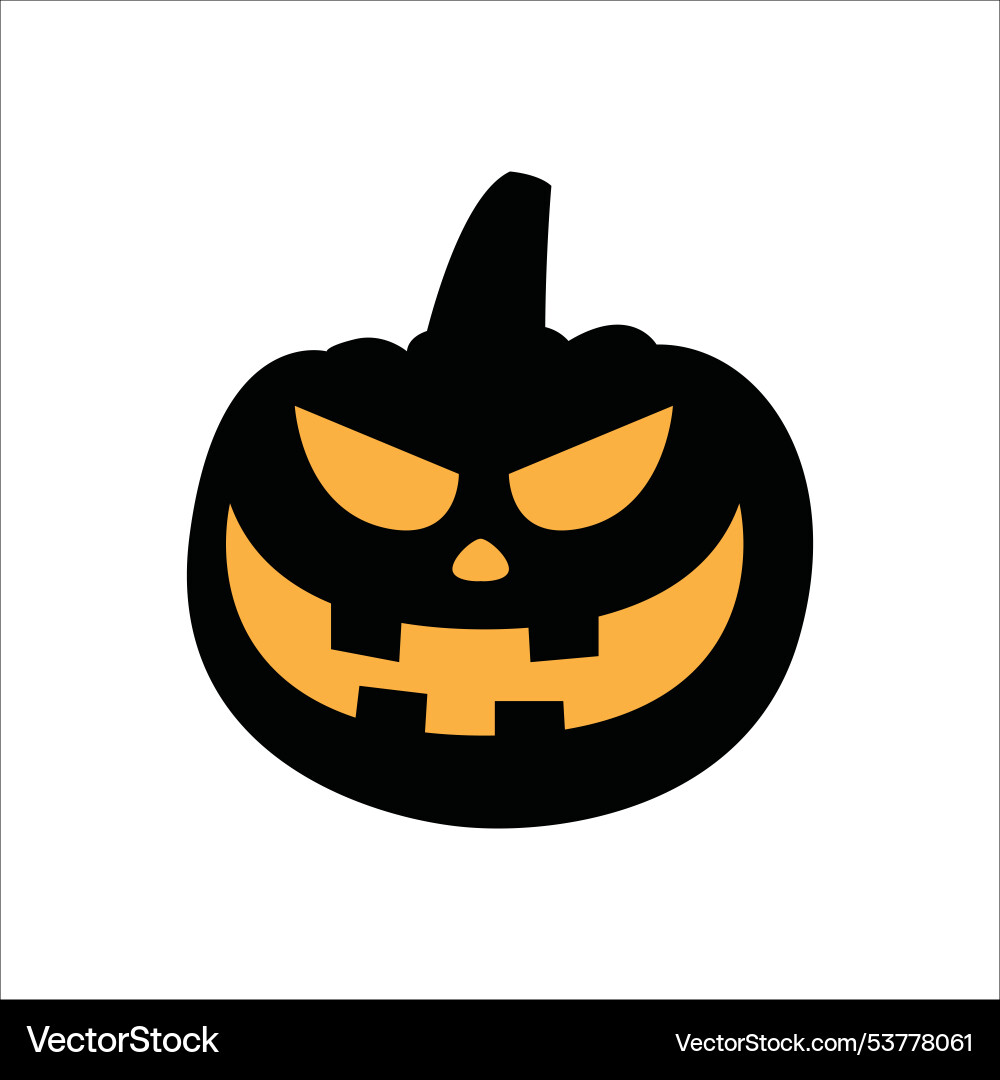 Halloween pumpkin head pumpkins Royalty Free Vector Image