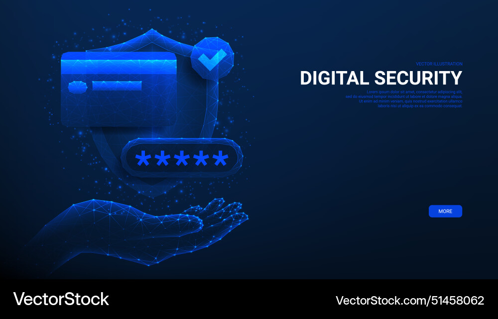 Banner with secure online payments Royalty Free Vector Image