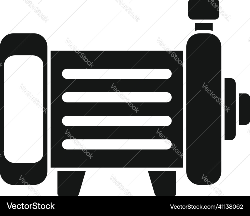 Compressor pump icon simple motor system Vector Image