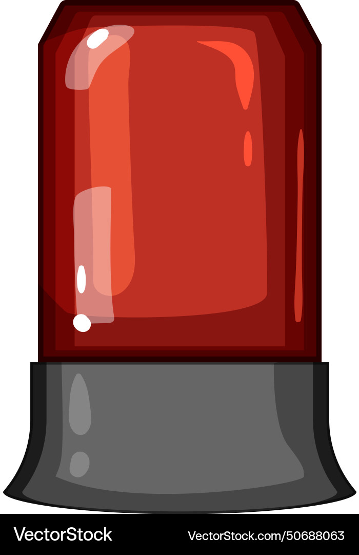 Bell siren cartoon Royalty Free Vector Image - VectorStock