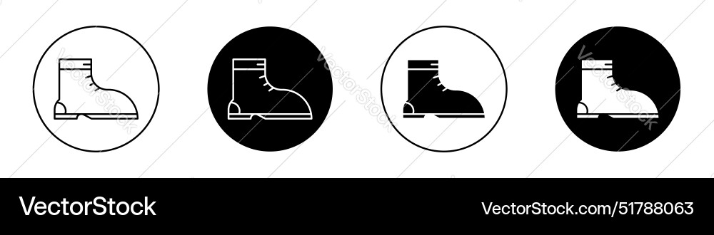 Boot icon Royalty Free Vector Image - VectorStock