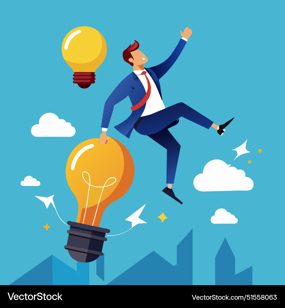 Business transformation change management Vector Image