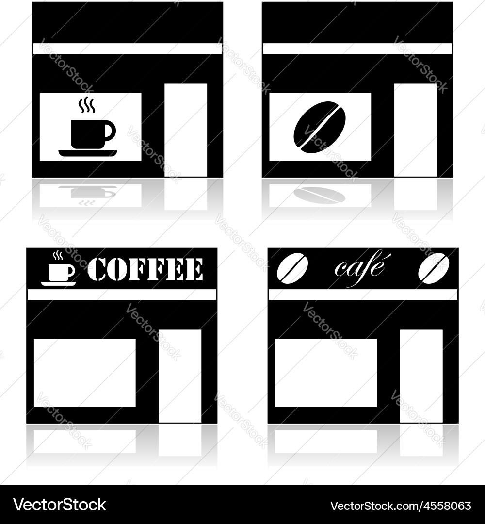 Coffee shop Royalty Free Vector Image - VectorStock