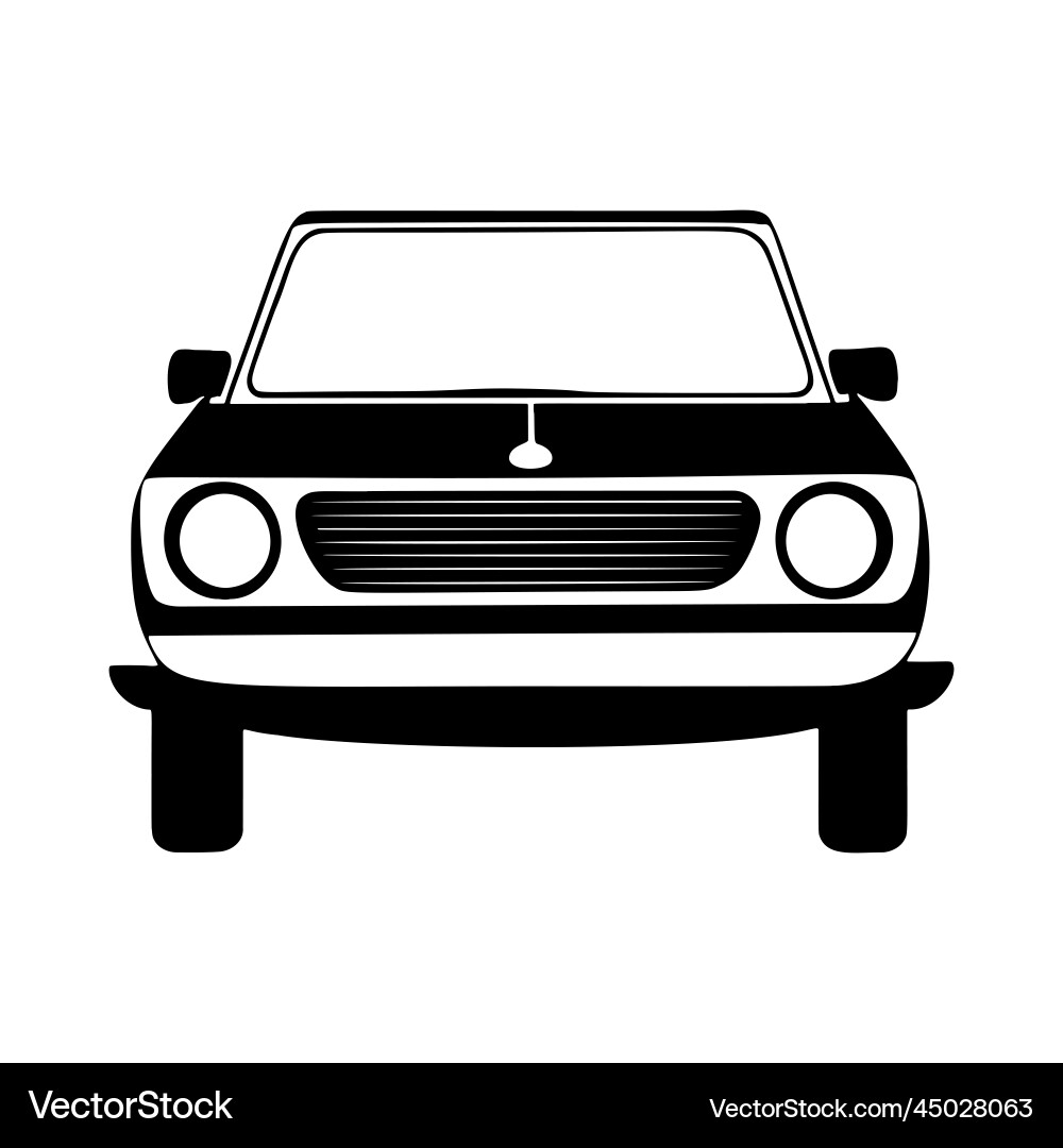 Muscle car icon Royalty Free Vector Image - VectorStock