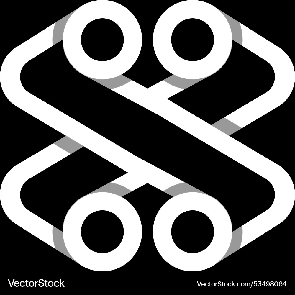 Frog letter x logo design with black background Vector Image