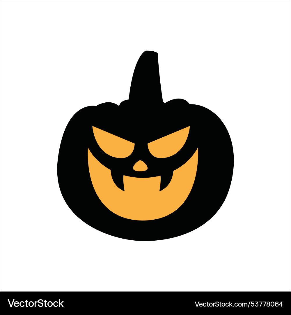 Halloween pumpkin head pumpkins Royalty Free Vector Image