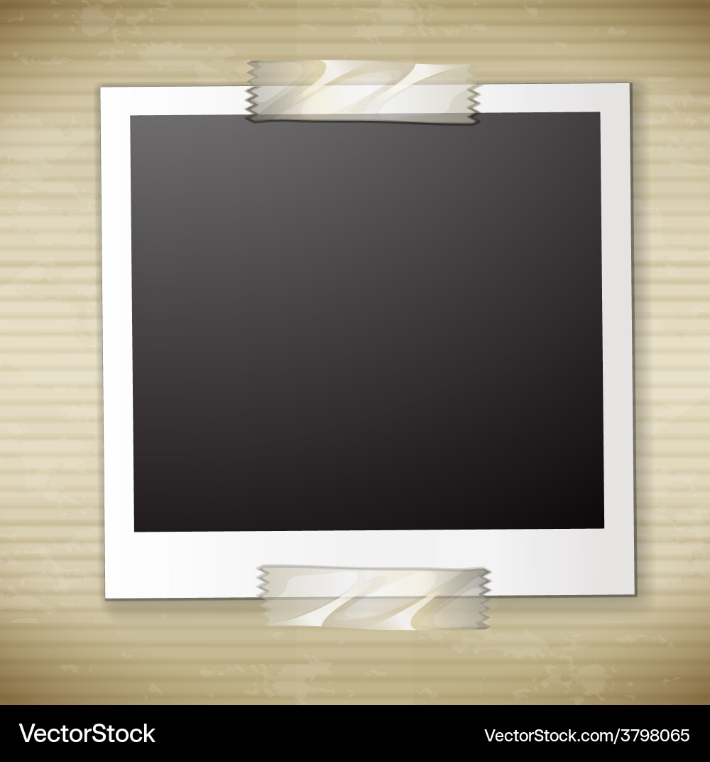 A photo frame Royalty Free Vector Image - VectorStock