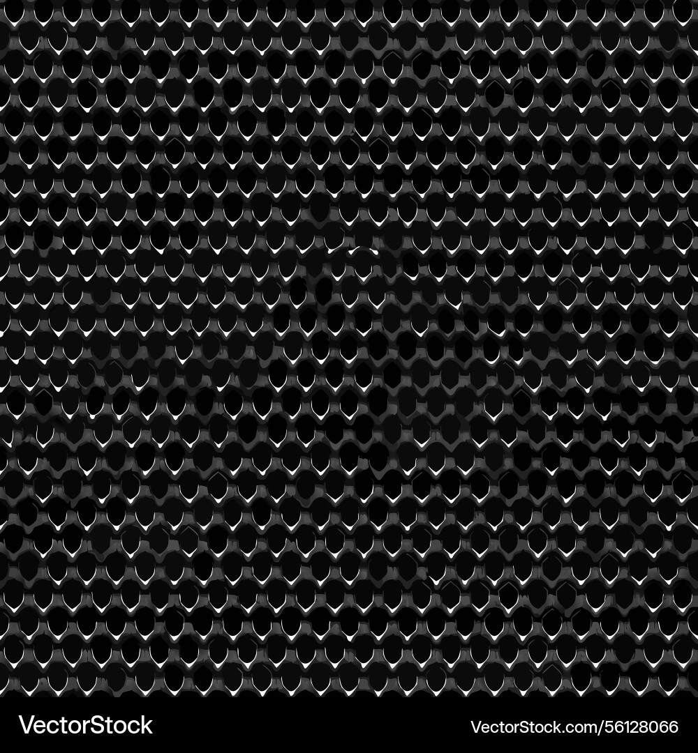 Abstract black metal mesh texture background Vector Image