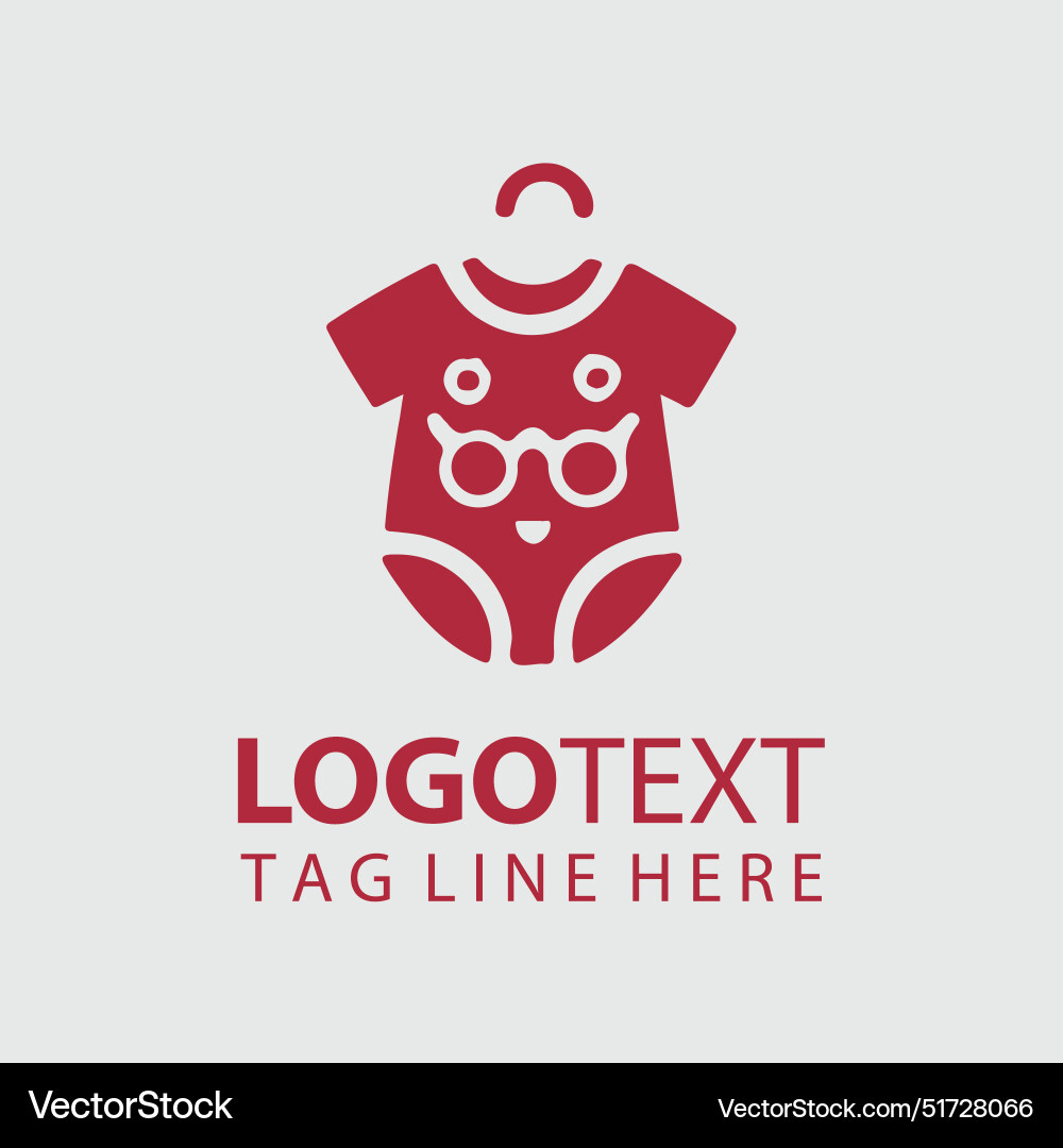 Baby clothing logo Royalty Free Vector Image - VectorStock