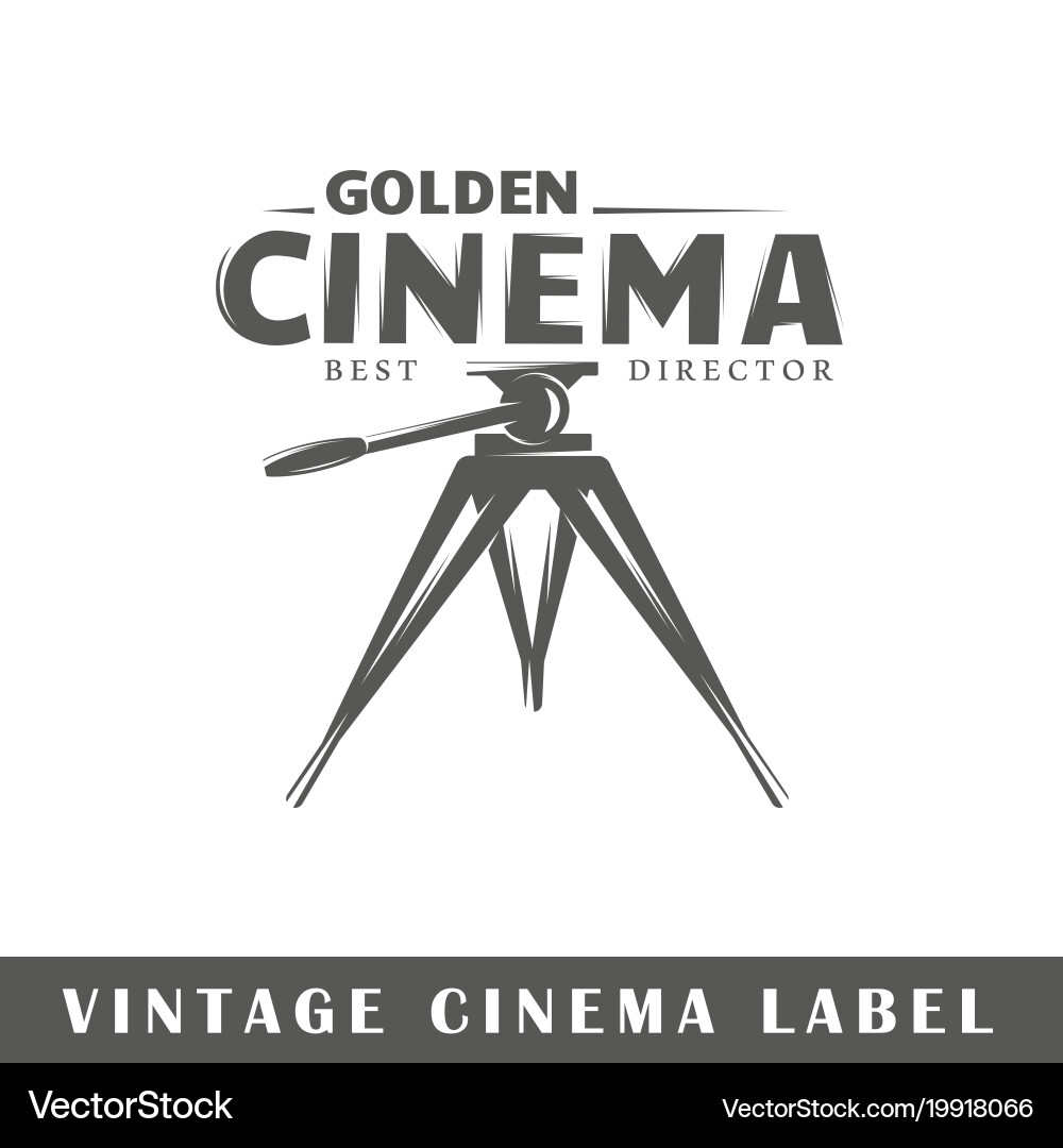 Cinema label Royalty Free Vector Image - VectorStock