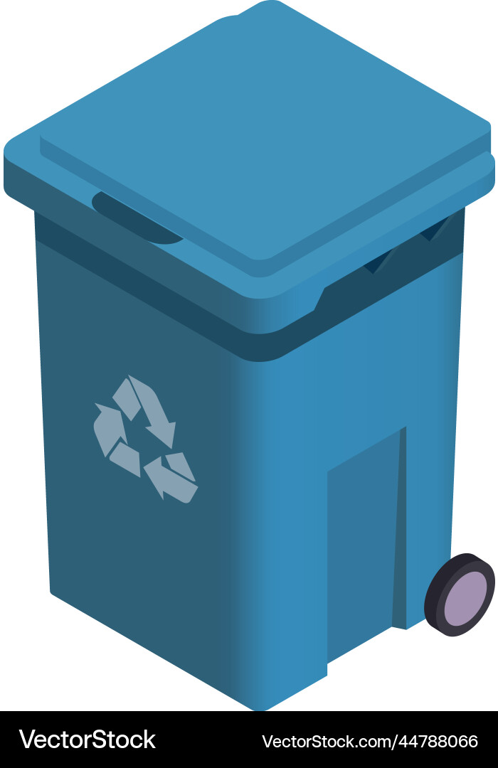 Garbage bin icon Royalty Free Vector Image - VectorStock
