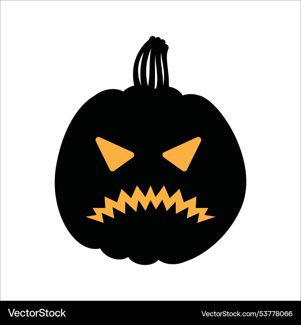 Halloween pumpkin head pumpkins Royalty Free Vector Image