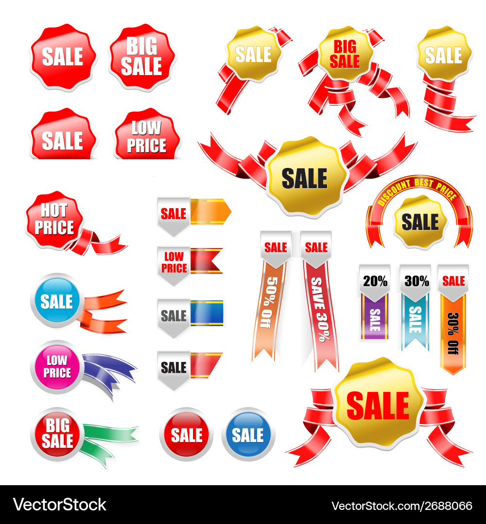 Sale tag 001 Royalty Free Vector Image - VectorStock
