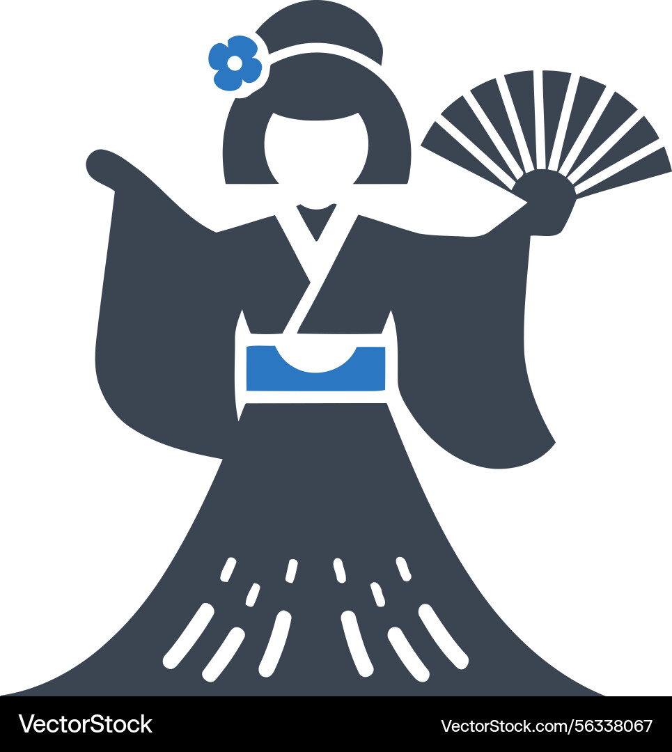 Japanese Fan Icon Royalty Free Vector Image - VectorStock