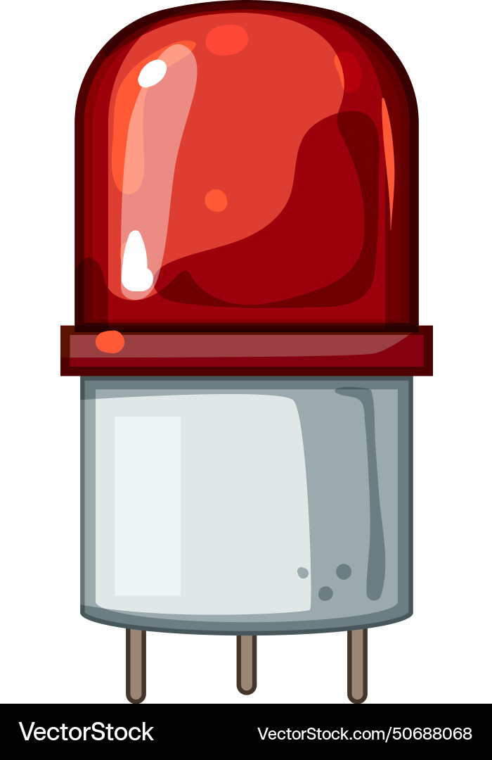 Siren cartoon Royalty Free Vector Image - VectorStock