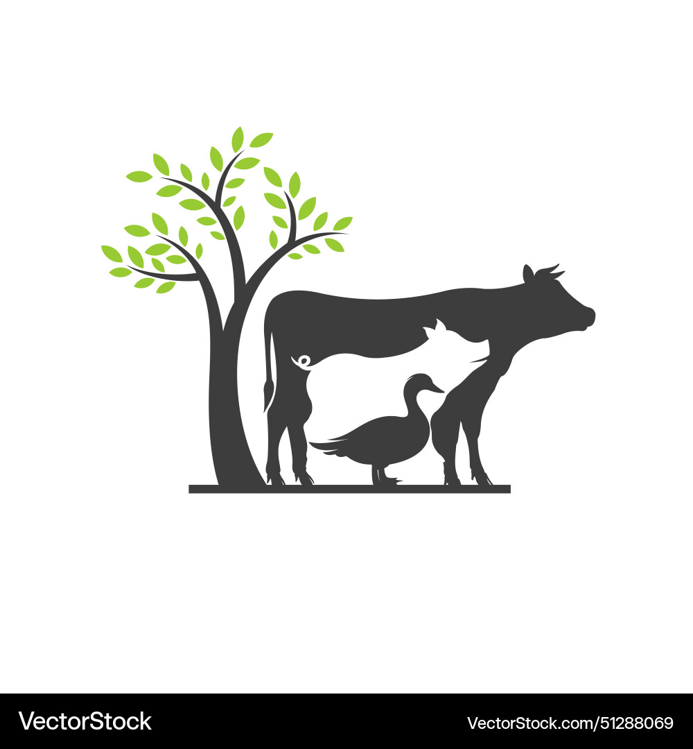 Farm logo icon Royalty Free Vector Image - VectorStock