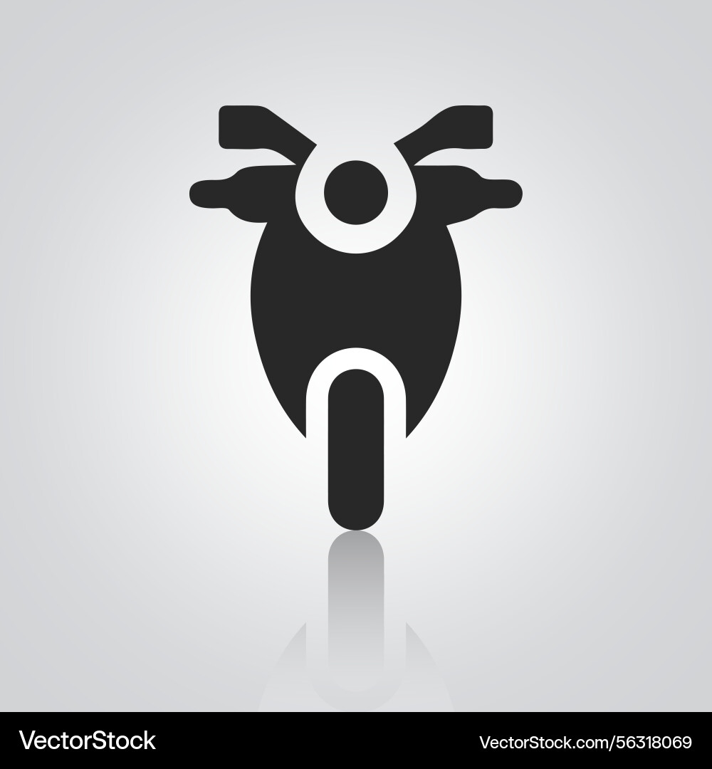 Motorcycle icons vintage unique Royalty Free Vector Image