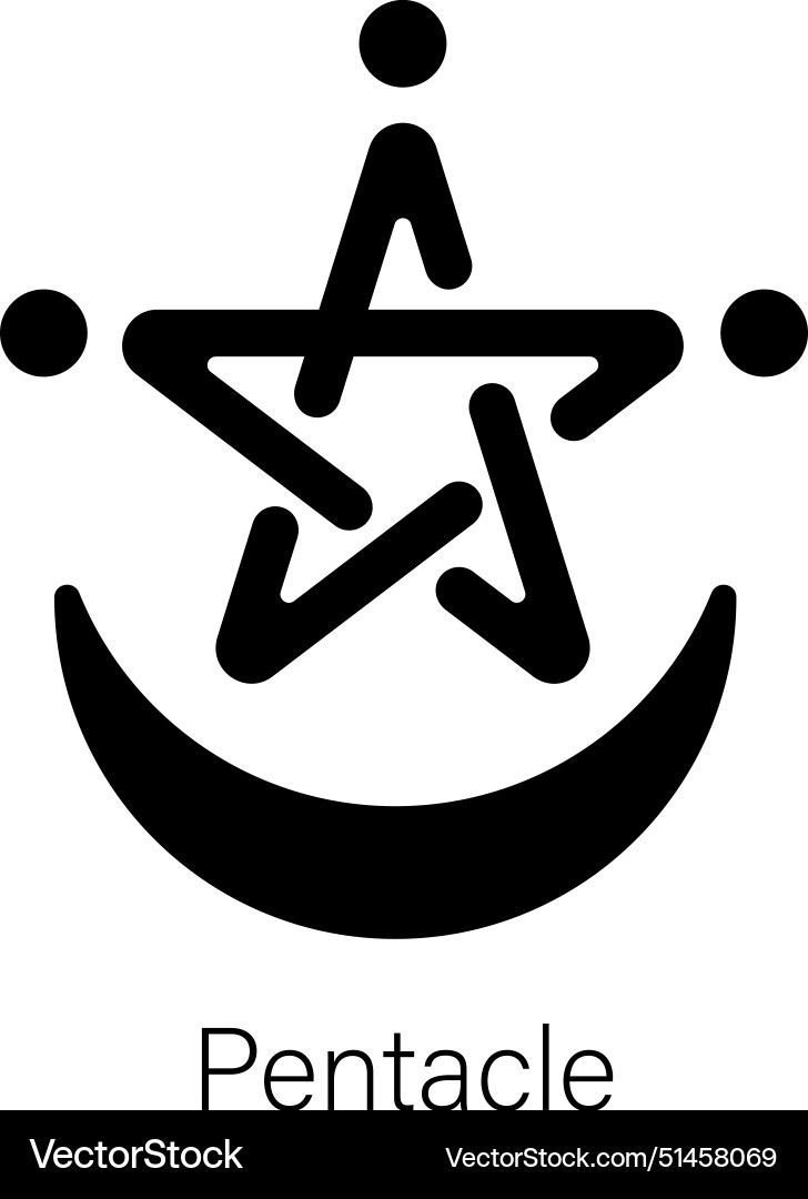 Pentacle Royalty Free Vector Image - VectorStock