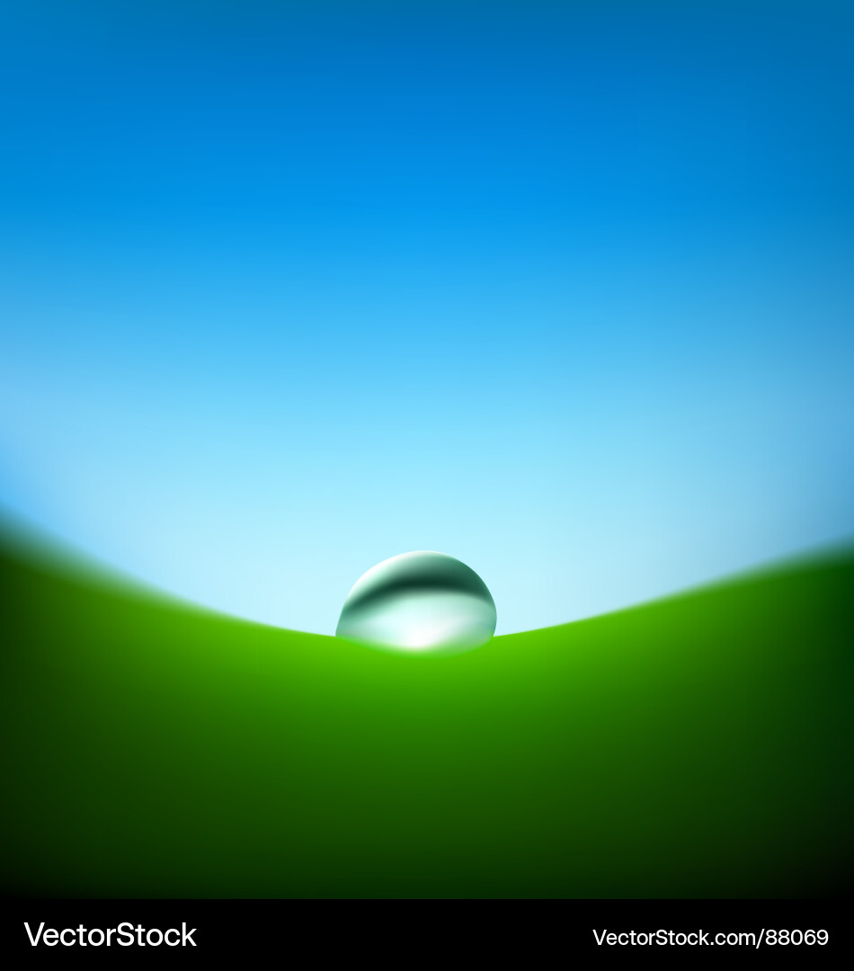 Raindrop Royalty Free Vector Image - VectorStock