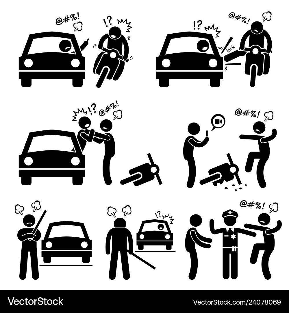 Road Rage Icon Vector Images (94)