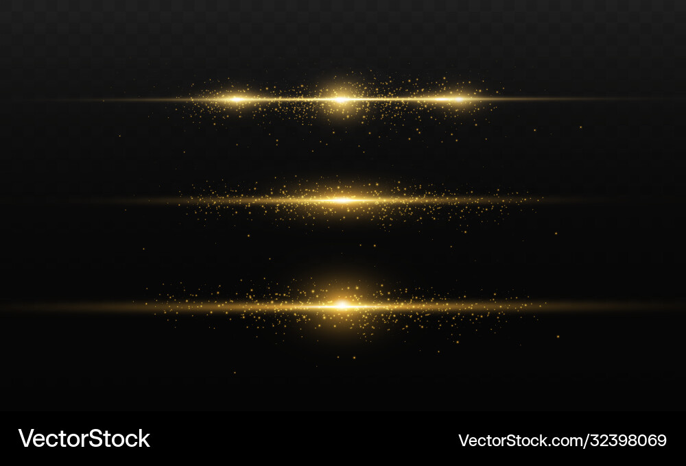 Yellow horizontal line Royalty Free Vector Image