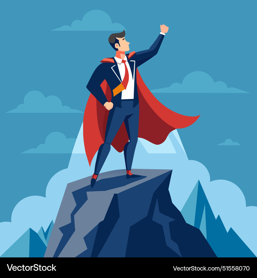 Ambition to success motivation or aspiration Vector Image