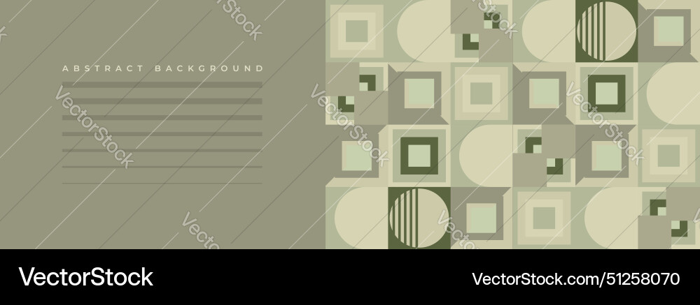 Geometric retro style design abstract background Vector Image