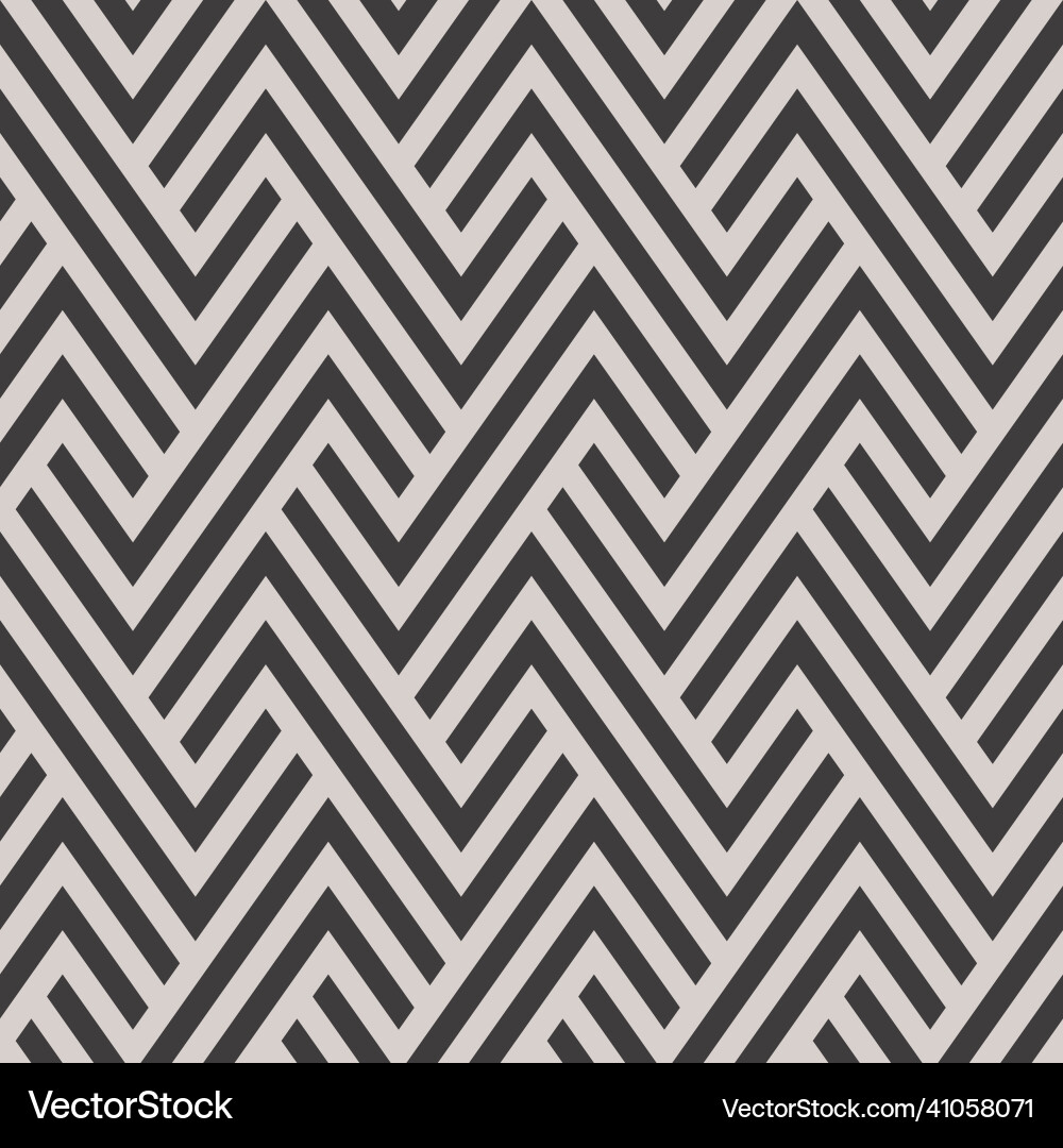 Black and White Zigzag Pattern Royalty Free Vector Image