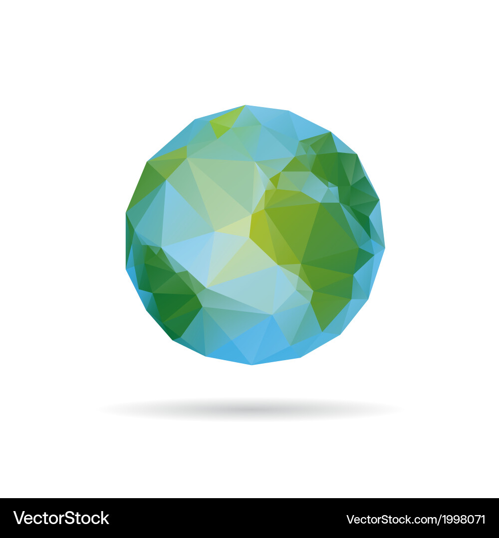 Earth abstract isolated Royalty Free Vector Image
