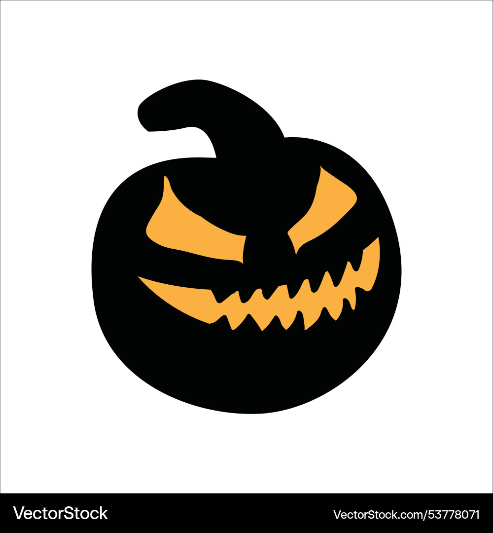 Halloween pumpkin head pumpkins Royalty Free Vector Image