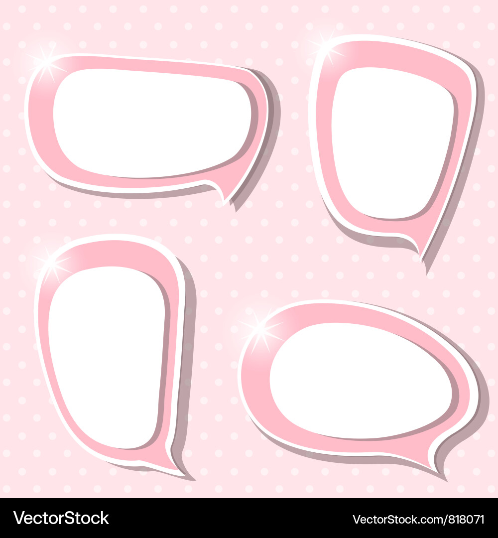 Pink frames Royalty Free Vector Image - VectorStock